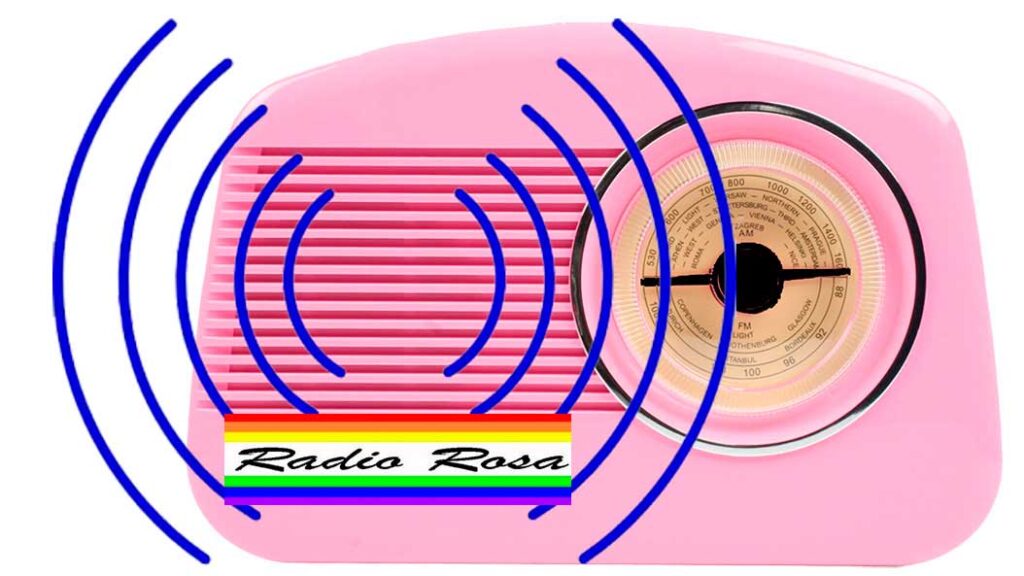 Radio Rosa (1983) - lyserød lokalradio - Out & About
